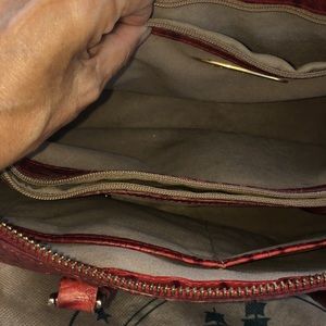 Brahmin | Other | Brahmin Red Handbag | Poshmark